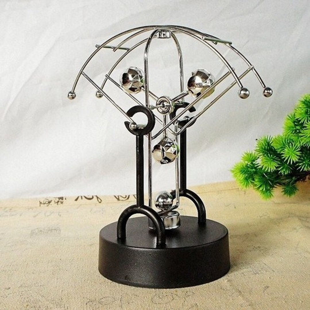 Perpetual Motion Kinetic Sculpture Metal Sculpture Desk Toys - Etsy
