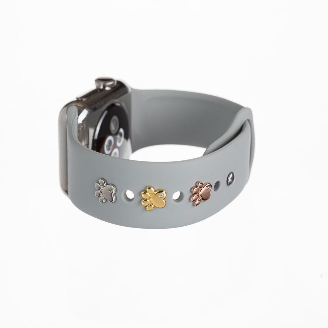 APPLE WATCH Paw Print Stud, Apple Watch Jewelry, Decorative Charm for ...