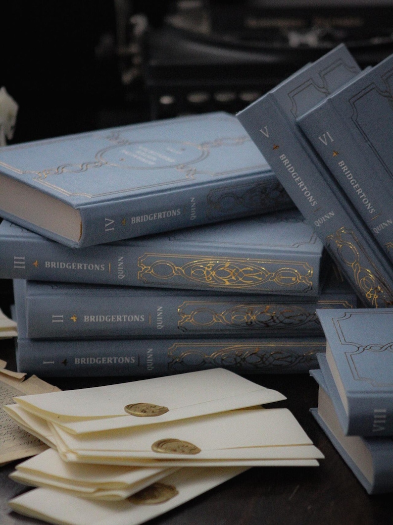 Bridgertons Full Set Custom Rebound Books | Special Edition, Clothbound ...