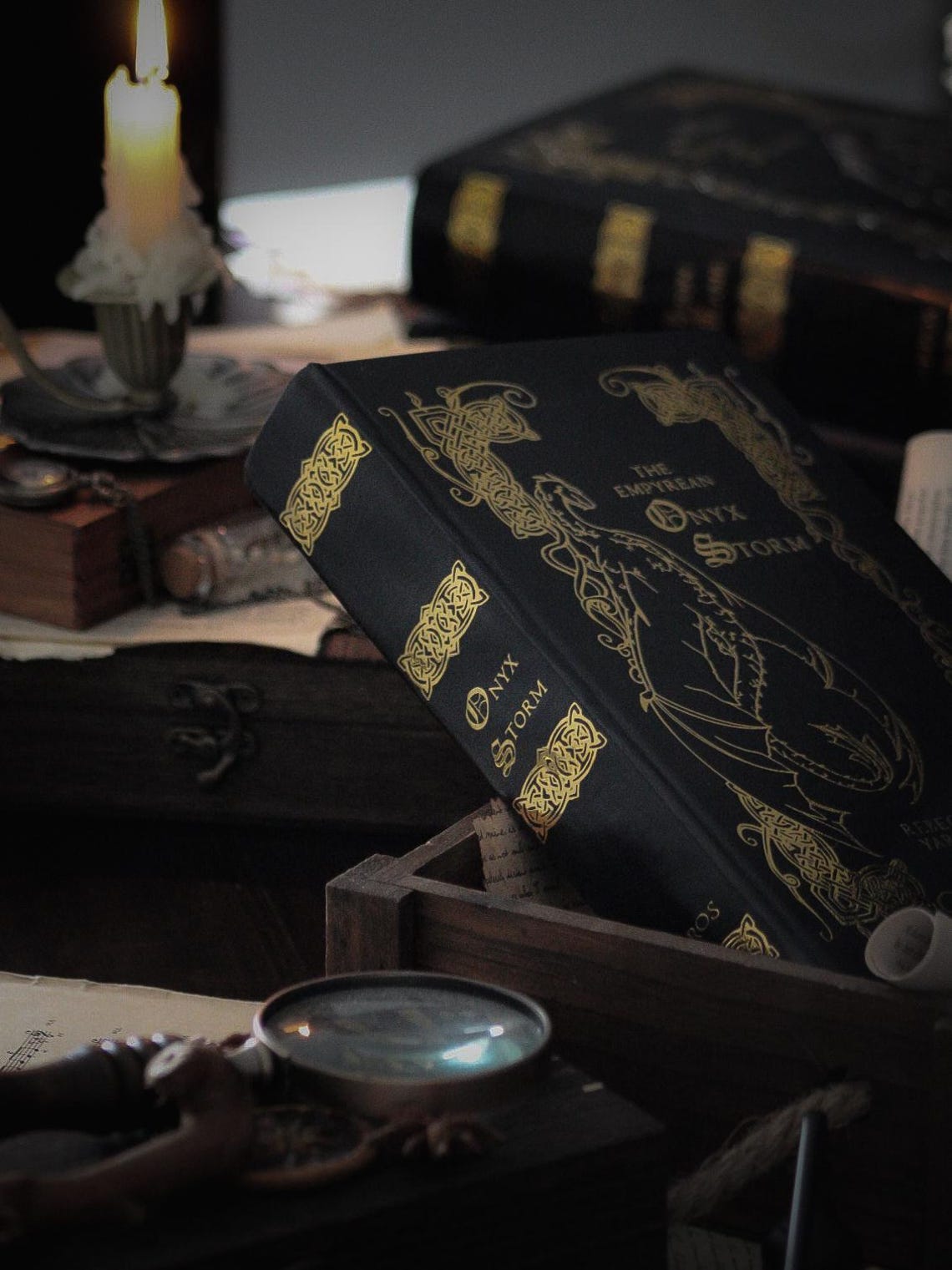 Fourth Wing Complete Book Set Rebind: Leatherbound Special Edition ...