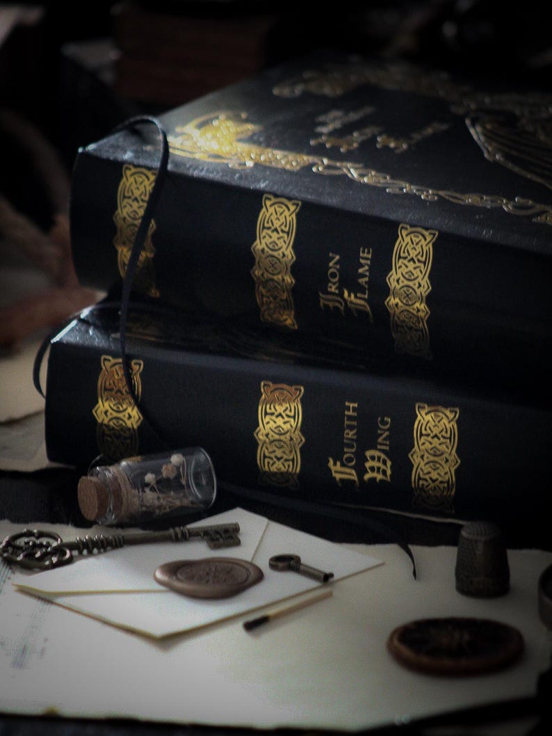 Fourth Wing Complete Book Set Rebind: Leatherbound Special Edition ...