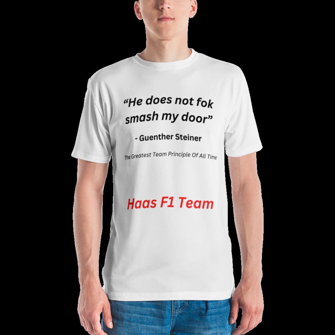 Haas F1 Team Tshirt (guenther Steiner) - Etsy
