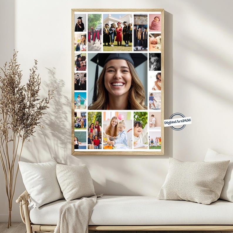 Editable 21 Photo Collage Poster Template | Canva Photo Collage ...