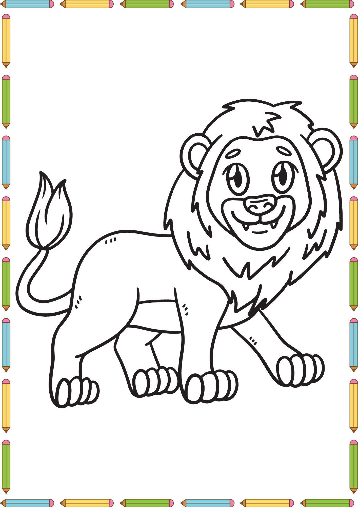 50 Mixed Colouring Pages for Kids - Etsy