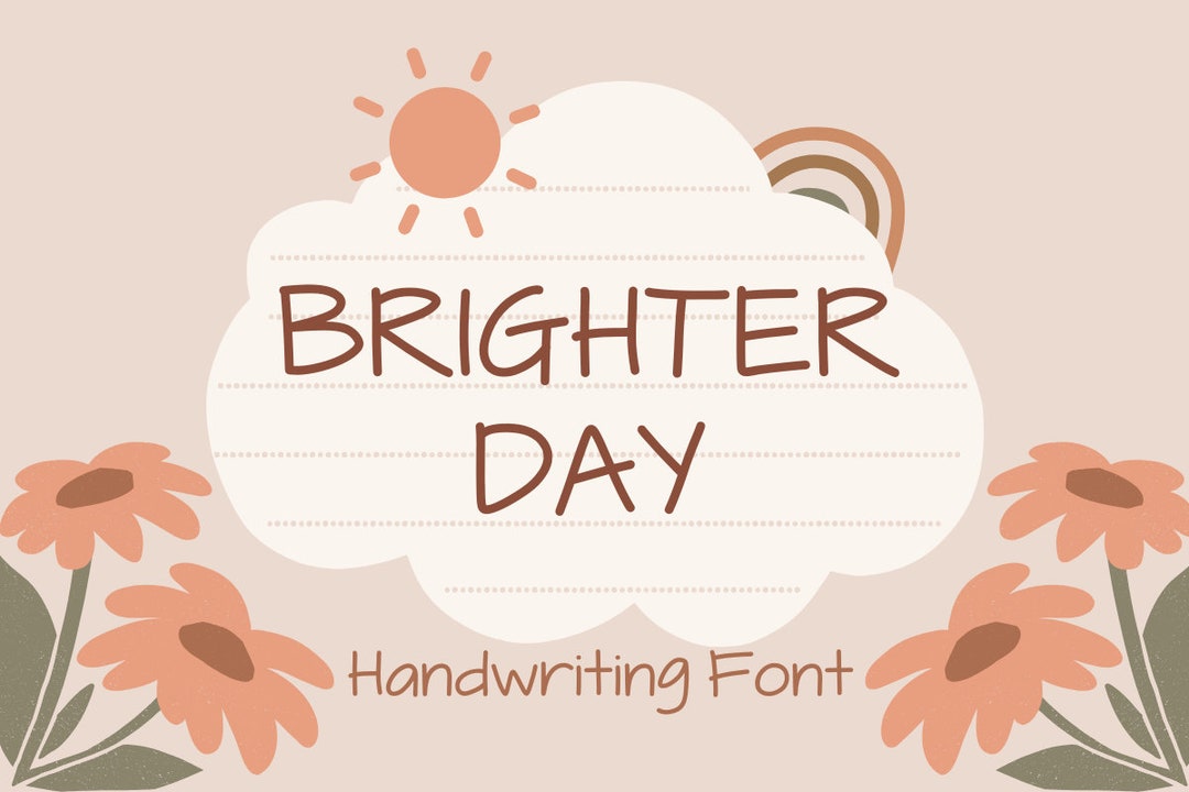 Handwritten Font Goodnotes Simple Font Study Digital Note Cute Font ...