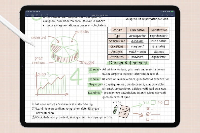 Handwritten Font Goodnotes Simple Font Study Digital Note Cute Font ...