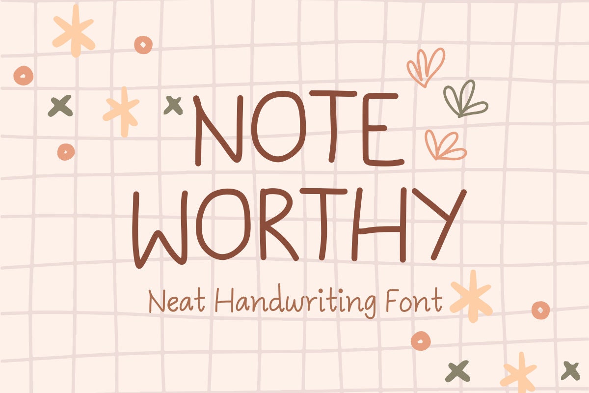 Handwritten Font Goodnotes Simple Font Study Digital Note Cute Font ...