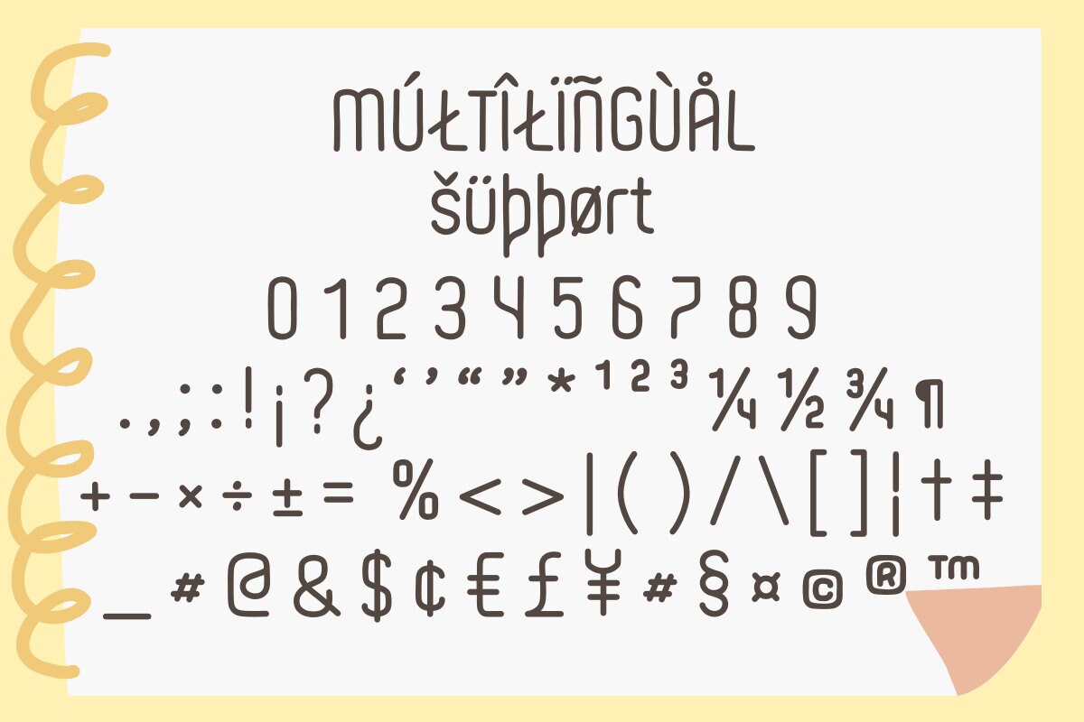 Handwritten Font Goodnotes Simple Font Study Digital Note Cute - Etsy