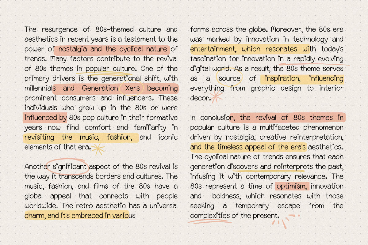 Handwritten Font Goodnotes Simple Font Study Digital Note Cute Font ...