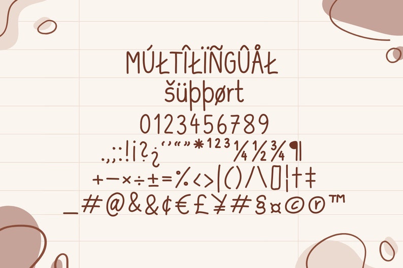Handwritten Font Goodnotes Simple Font Study Digital Note Cute Font ...