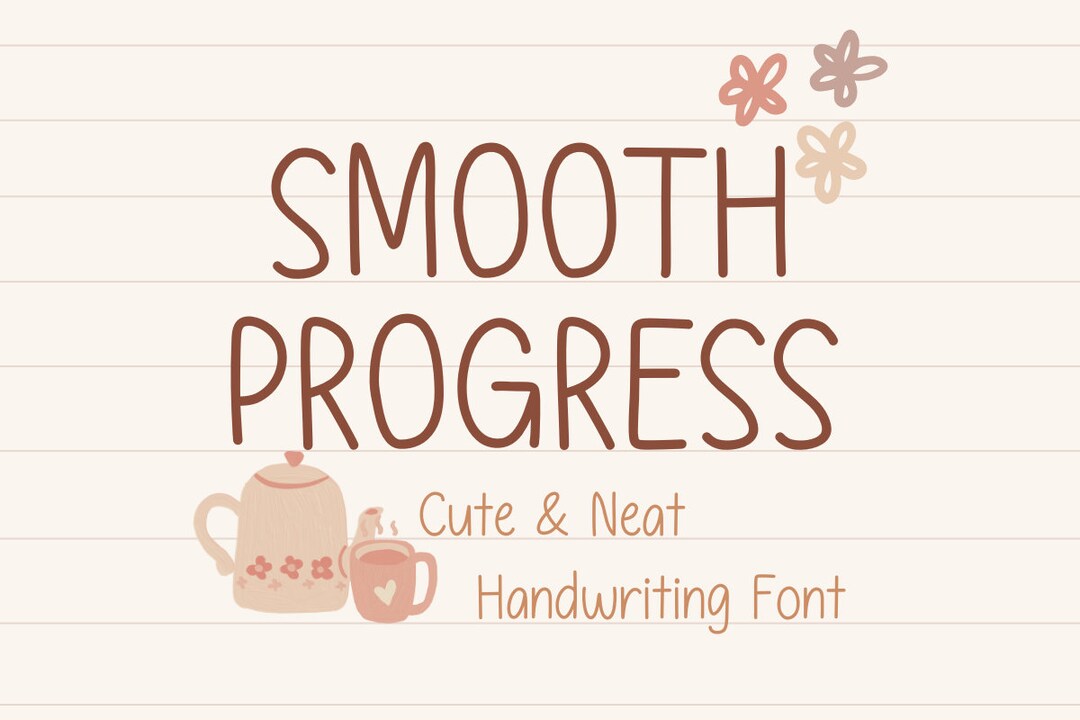 Handwritten Font Goodnotes Simple Font Study Digital Note Cute Font ...