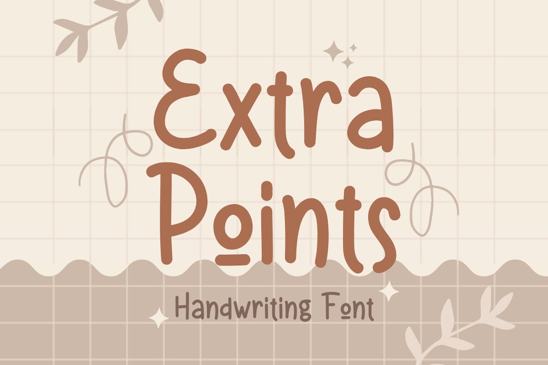 Handwritten Font Goodnotes Simple Font Study Digital Note Cute Font ...