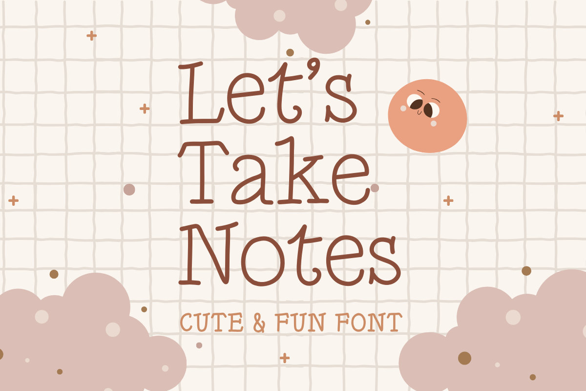 Handwritten Font Goodnotes Simple Font Study Digital Note Cute Font ...