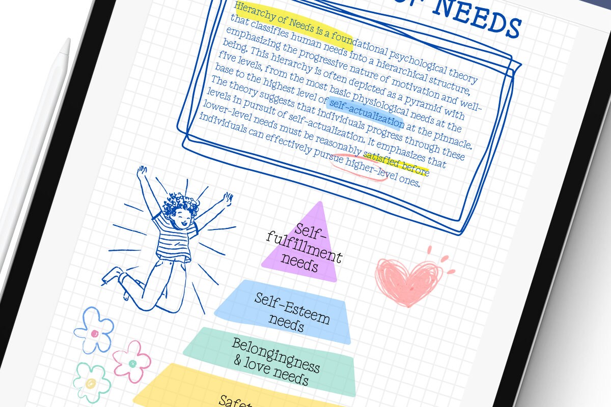Handwritten Font Goodnotes Simple Font Study Digital Note Cute Font ...