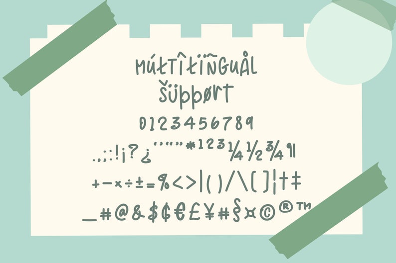 Handwritten Font Goodnotes Simple Font Study Digital Note Cute Font ...