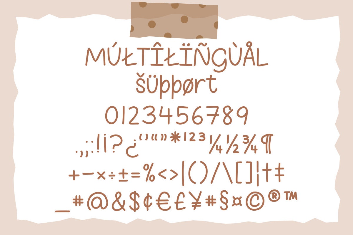 Handwritten Font Goodnotes Simple Font Study Digital Note Cute Font ...