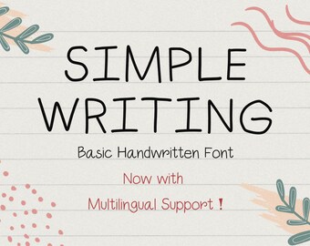 Happy Note Cute Handwritten Font Bundle 1&2 Note Taking Font - Etsy