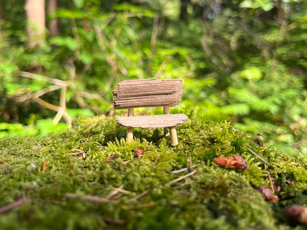 Enchanting Unique Handmade Miniature Wood Benches - Etsy