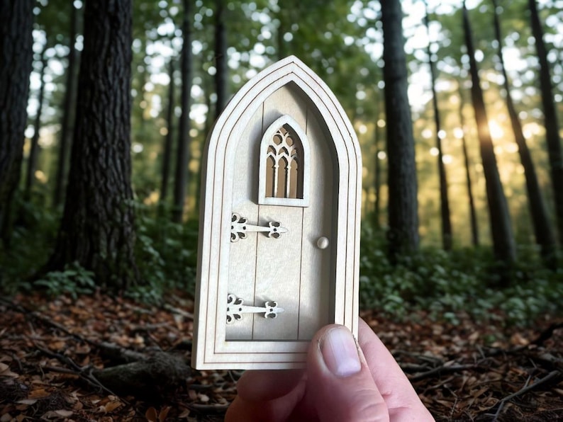DIY Gothic Fairy Door Set - Build & Decorate Your Own Fairy Door - Etsy