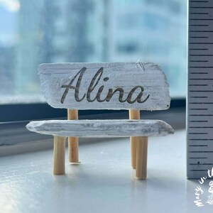 Personalized Mini Fairy Benches - Etsy