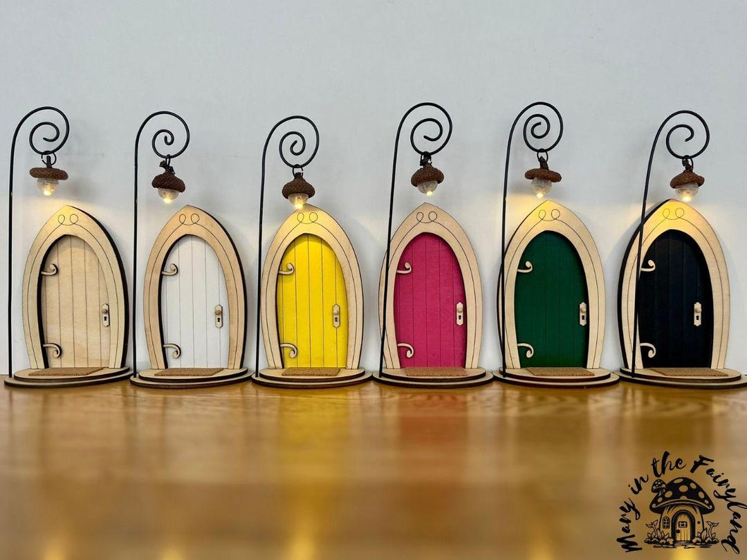 Enchanting Fairy Door With Lantern - Etsy