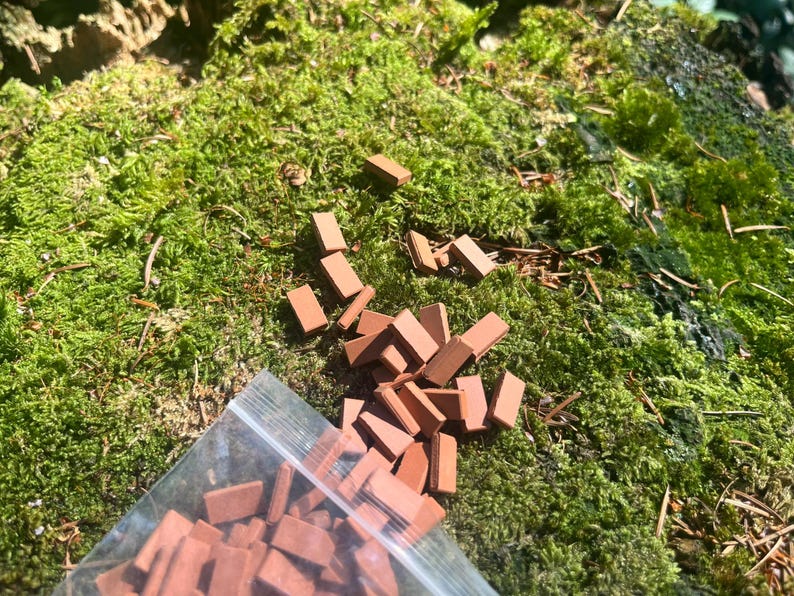Mini Bricks 1:35 - 100 Pc Set for Fairy House & Fairy Garden Building ...