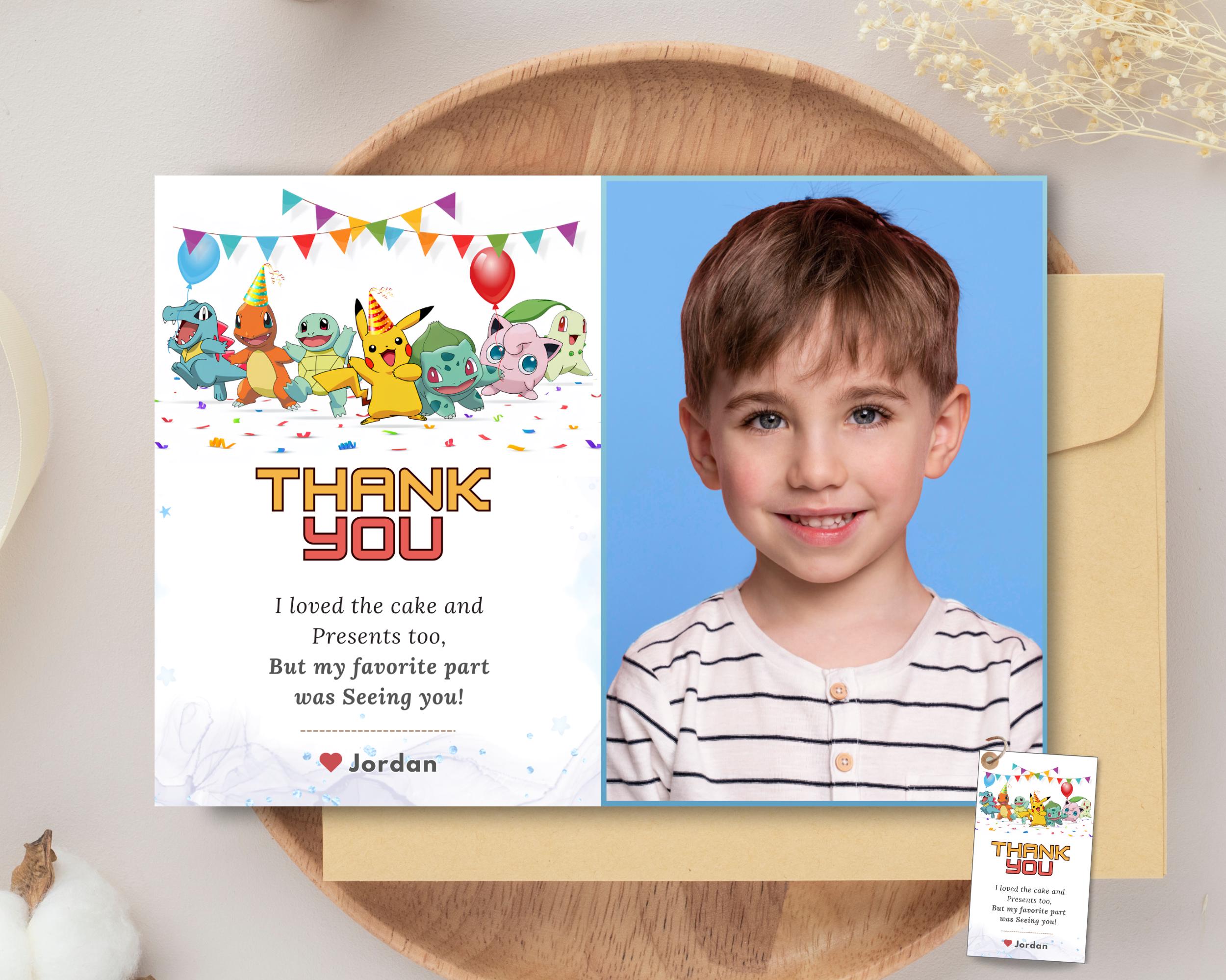 Video Game Birthday Thank You Tag Printable Japanese Game Tag Gamer ...