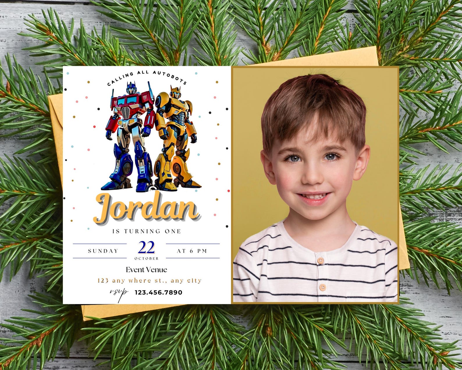 Transformer Invitation Optimus Prime Birthday Design Bumblebee Birthday ...