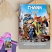 Printable Zootopia 2 Birthday Tag Zootopia 2 Thank You Tag Zootopia 2 ...