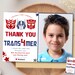 Transformers Birthday Thank You Card Transformers Thank You Tag Printed ...