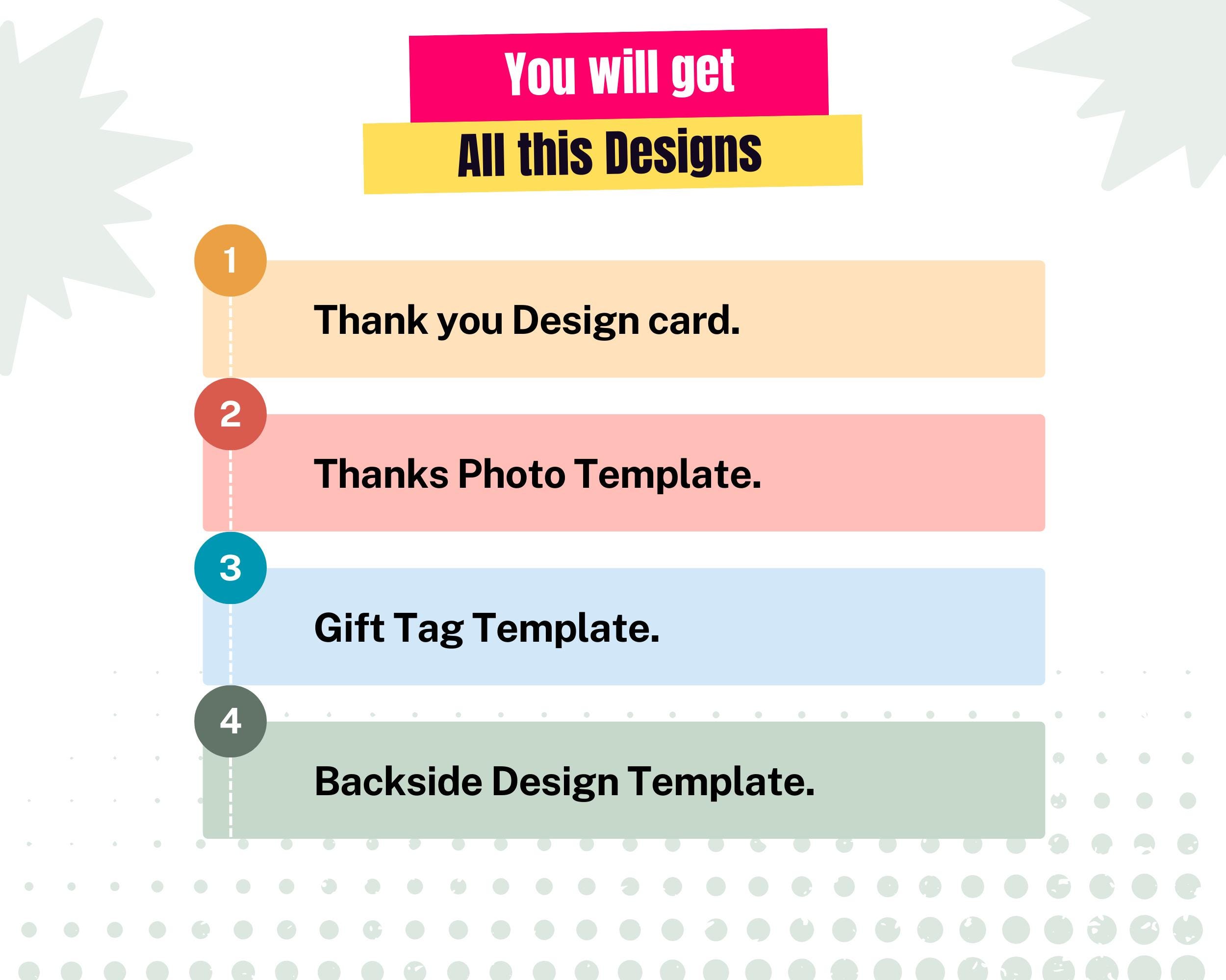 Little Mermaid Thank You Photo Card Princess Ariel Gift Label Mermaid ...