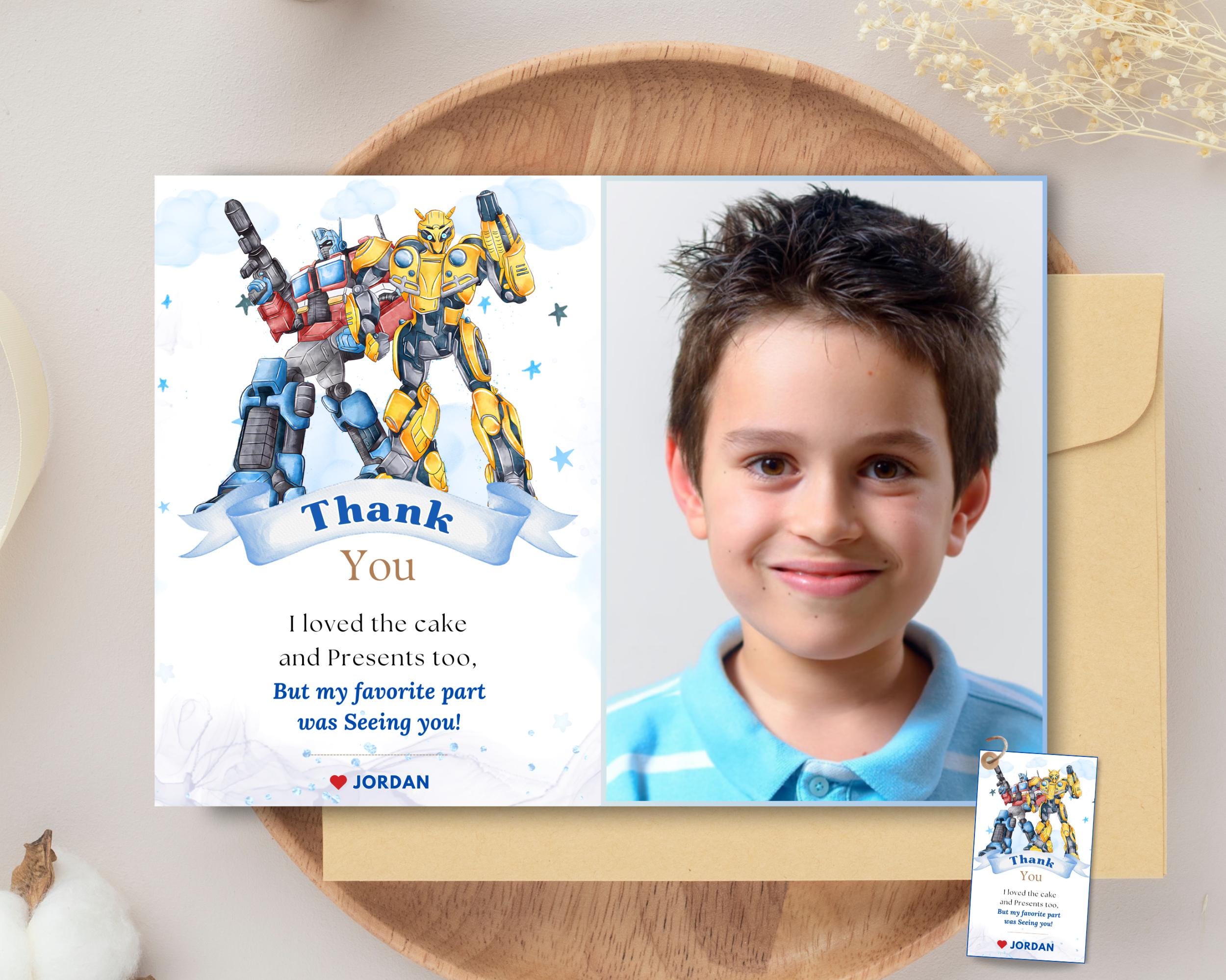 Optimus Prime Transformers Bumblebee Transformers Birthday Tag ...