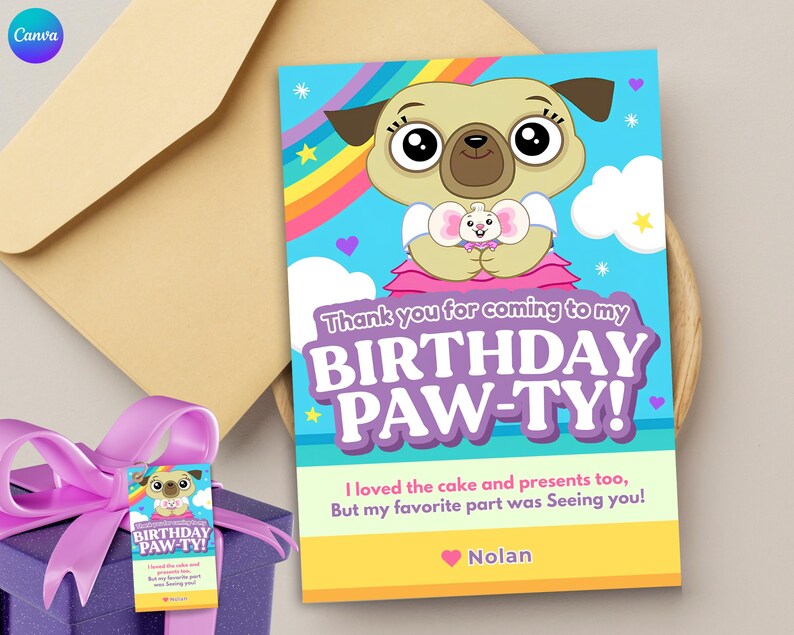 Printable Chip and Potato Thank You Card Chip and Potato Birthday ...