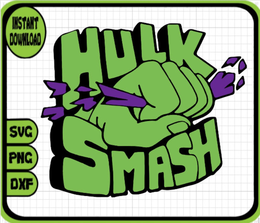 Hulk Smash Fist Digital File / Hero Tv Movie Season / / Svg - Etsy