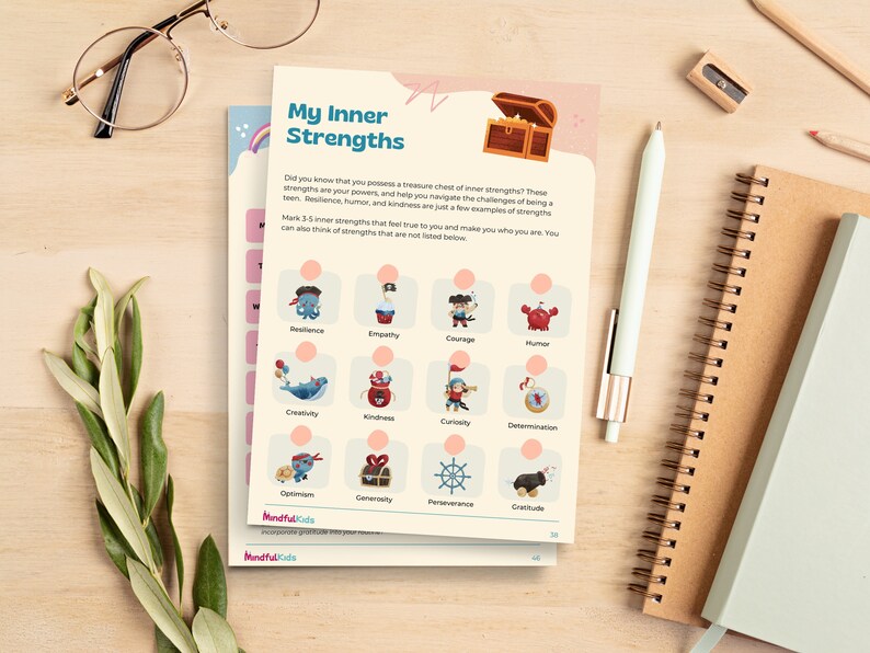 Printable Self-esteem Worksheet Pack for Teens Coping Skills Bundle for ...