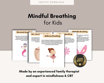 Finger Tracing Deep Breathing Exercise Kids Mindful Activity - Etsy UK