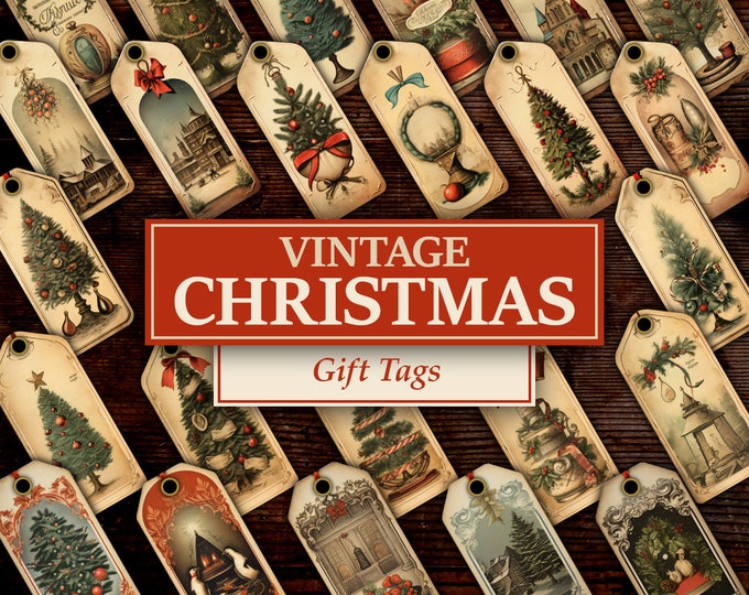 Vintage Ephemera Shabby Adorable Altered Gift Tags JOURNAL Tags 6 - Etsy