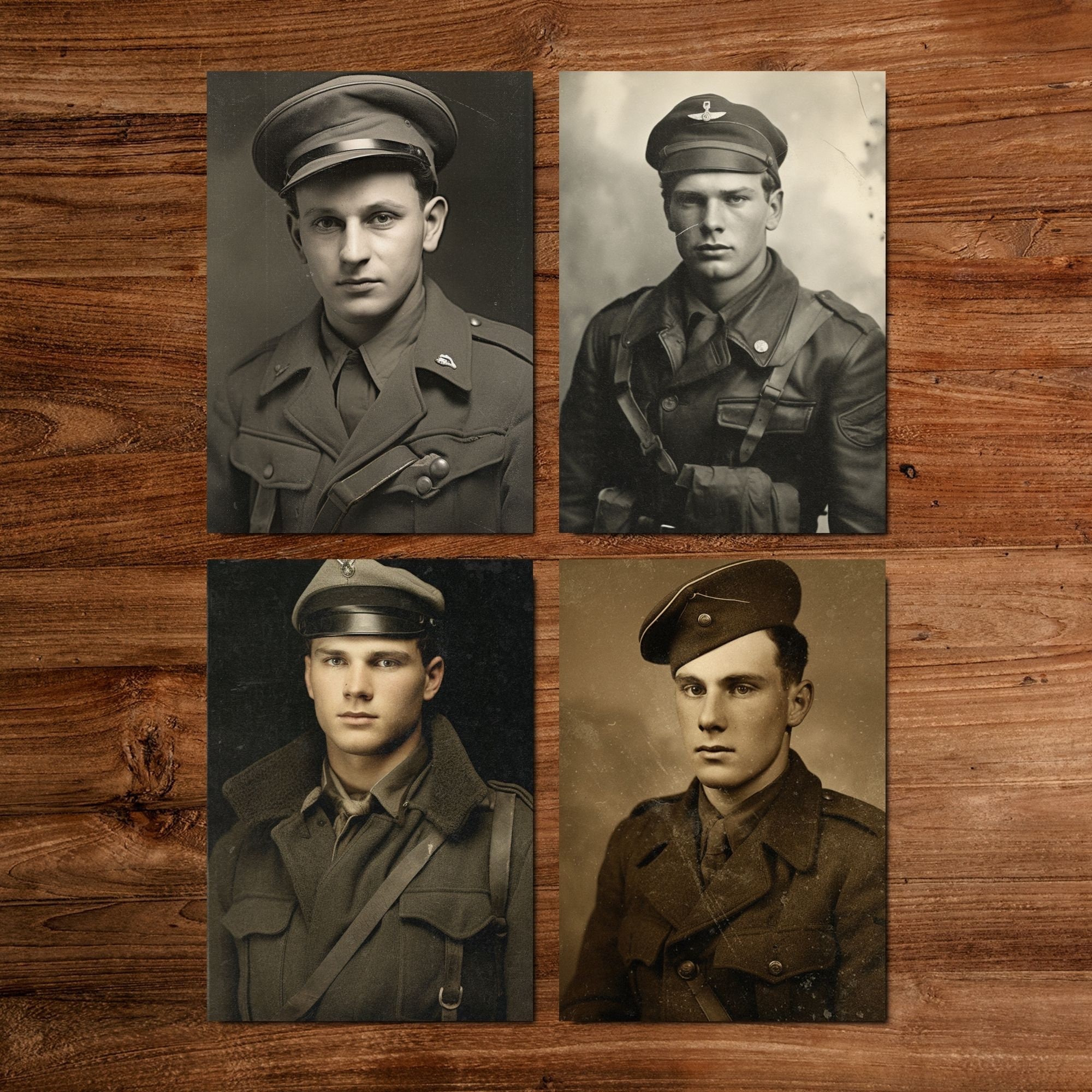 Vintage Picture of US Military Soldier in Uniform, Printable ...