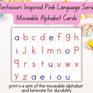 Montessori Inspired Pink Reading Series - Etsy