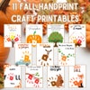 Handprint Memory Book Printable for Prek, Preschool Kindergarten 1st ...