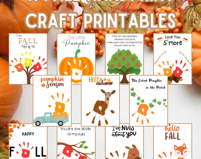 Handprint Memory Book Printable for Prek, Preschool Kindergarten 1st ...