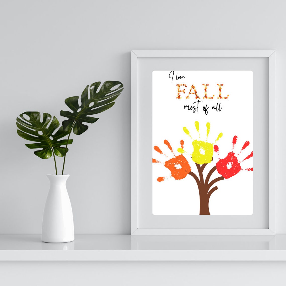 Fall Handprint Craft | Fall Handprint Art | Fall Craft for Kids ...