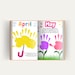 Handprint Memory Book Printable for Prek, Preschool Kindergarten 1st ...