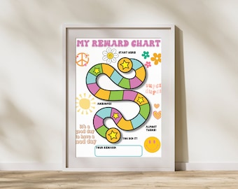 Kids Behavior Reward Chart Race Car Behavior Chart Sticker Chart Kids ...