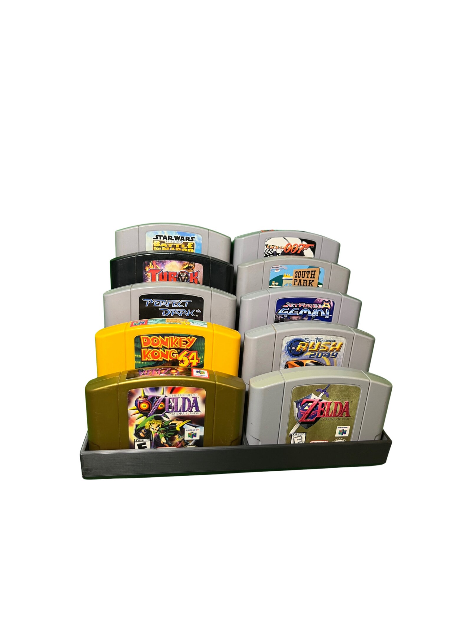 N64 Game Cartridge Display Storage Stand Nintendo 64 Slanted - Etsy