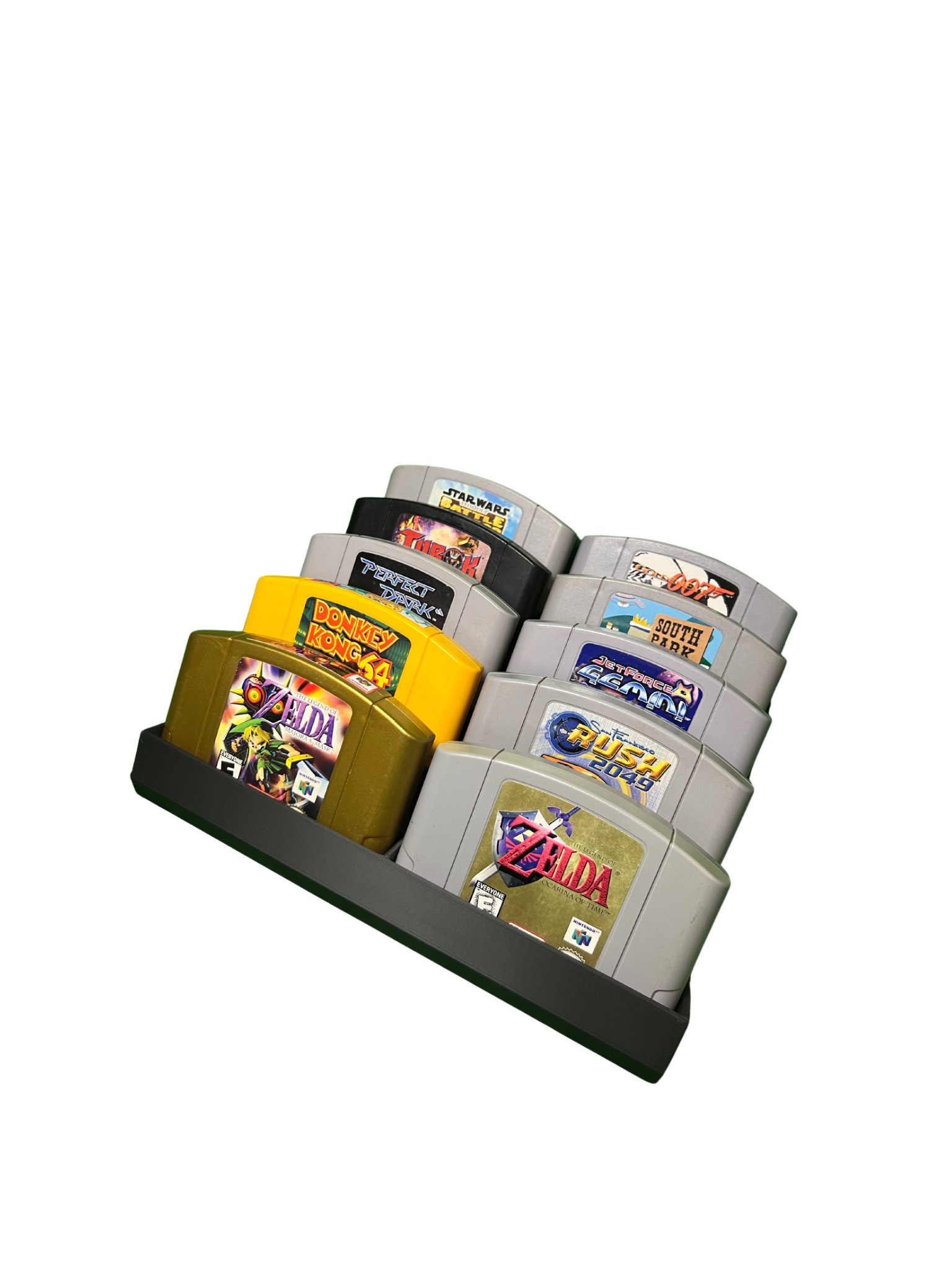 N64 Game Cartridge Display Storage Stand Nintendo 64 Slanted - Etsy