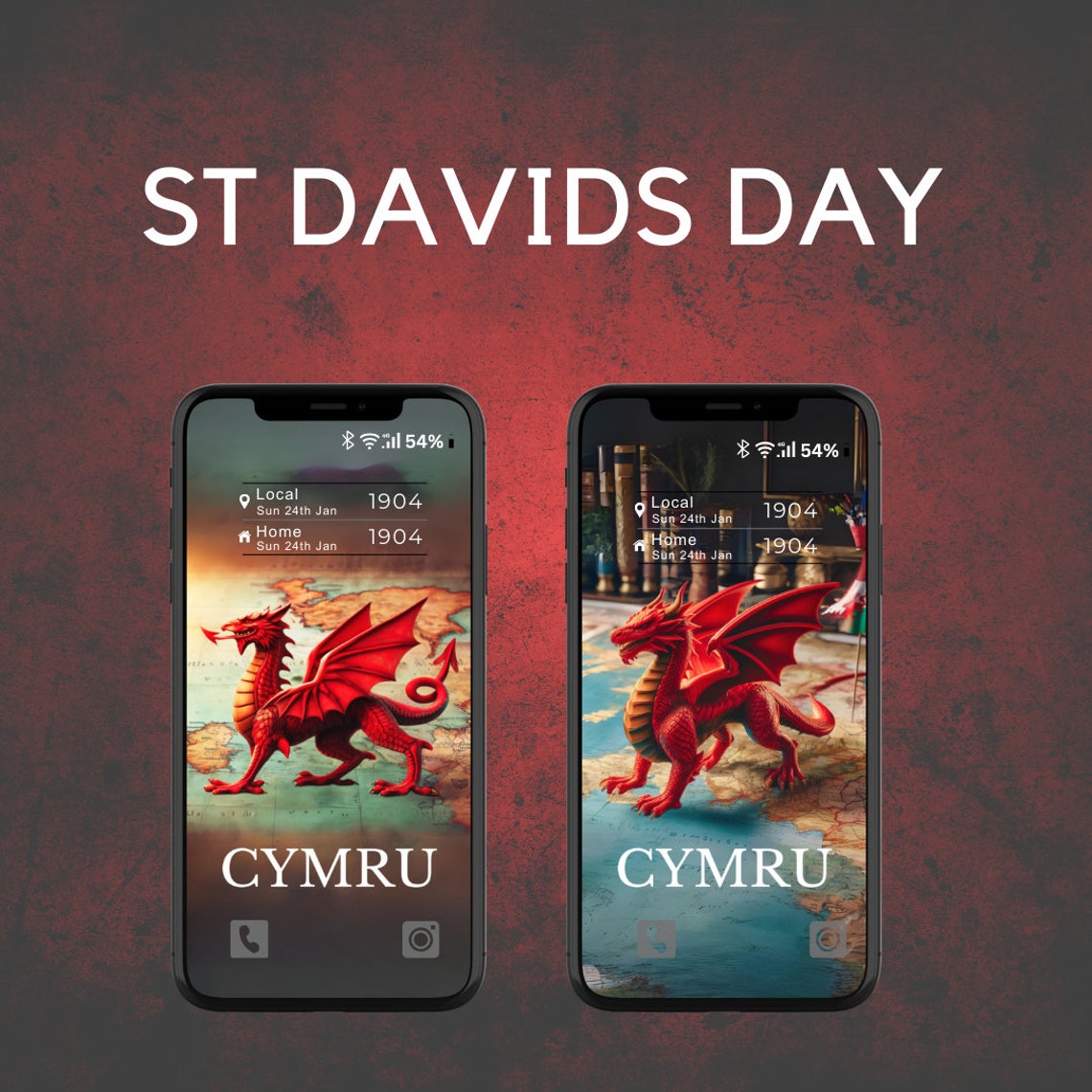 ST. Davids Day Mobile Phone (android & Iphone) Wallpaper Welsh Wales ...