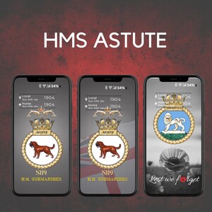 HMS ASTUTE (android & Iphone) Mobile Phone Background, Veteran, Royal ...