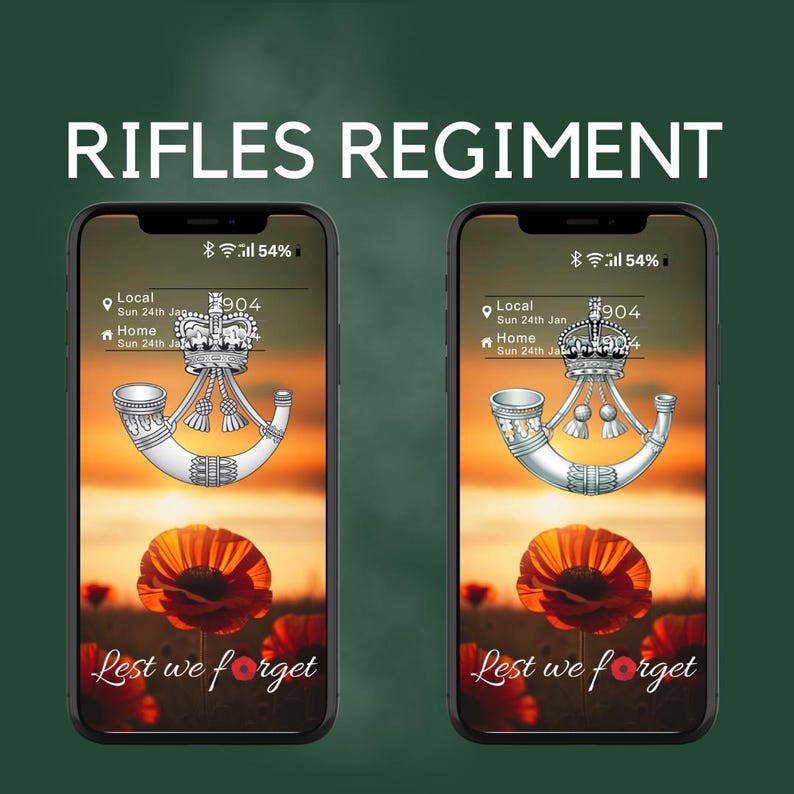 Phone Backgrounds: Rifles Regiment Design - British Army Digital ...
