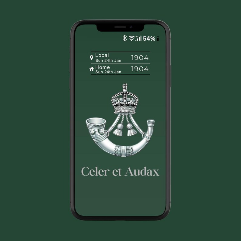 RIFLES REGIMENT (android & Iphone) Mobile Phone Background, Veteran ...